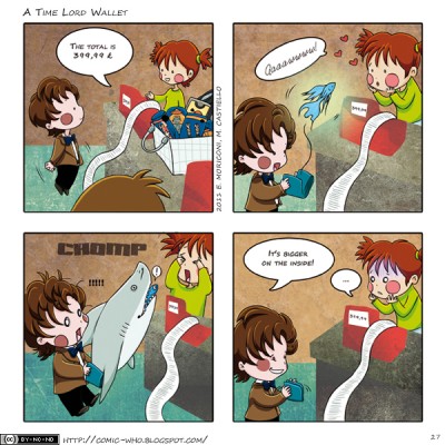 A Time Lord Wallet – Comic Who