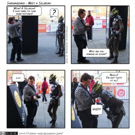 Meet a Silurian – Comic Who